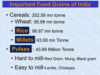 Advances in processing of food grains | PPT