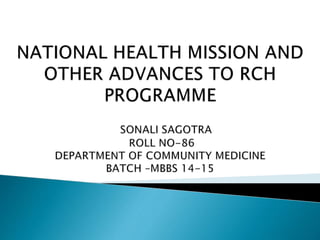 Advances in rch | PPTX