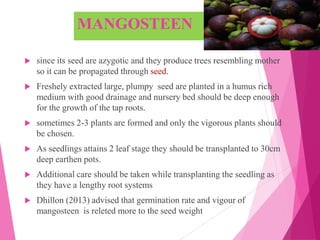 Advances in propagation techniques of subtropical and temperate crop | PPTX