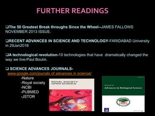 Advances in biological science | PPTX