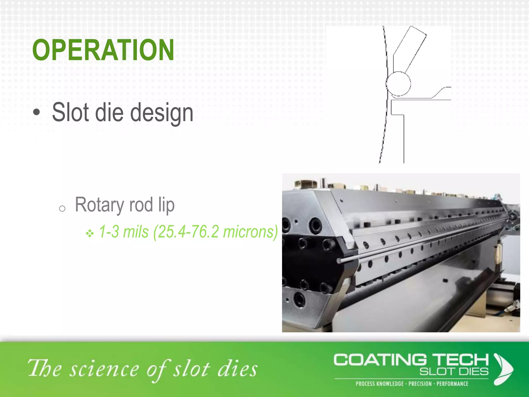 Advances in slot die coating technology for hot melt adhesives | PPTX