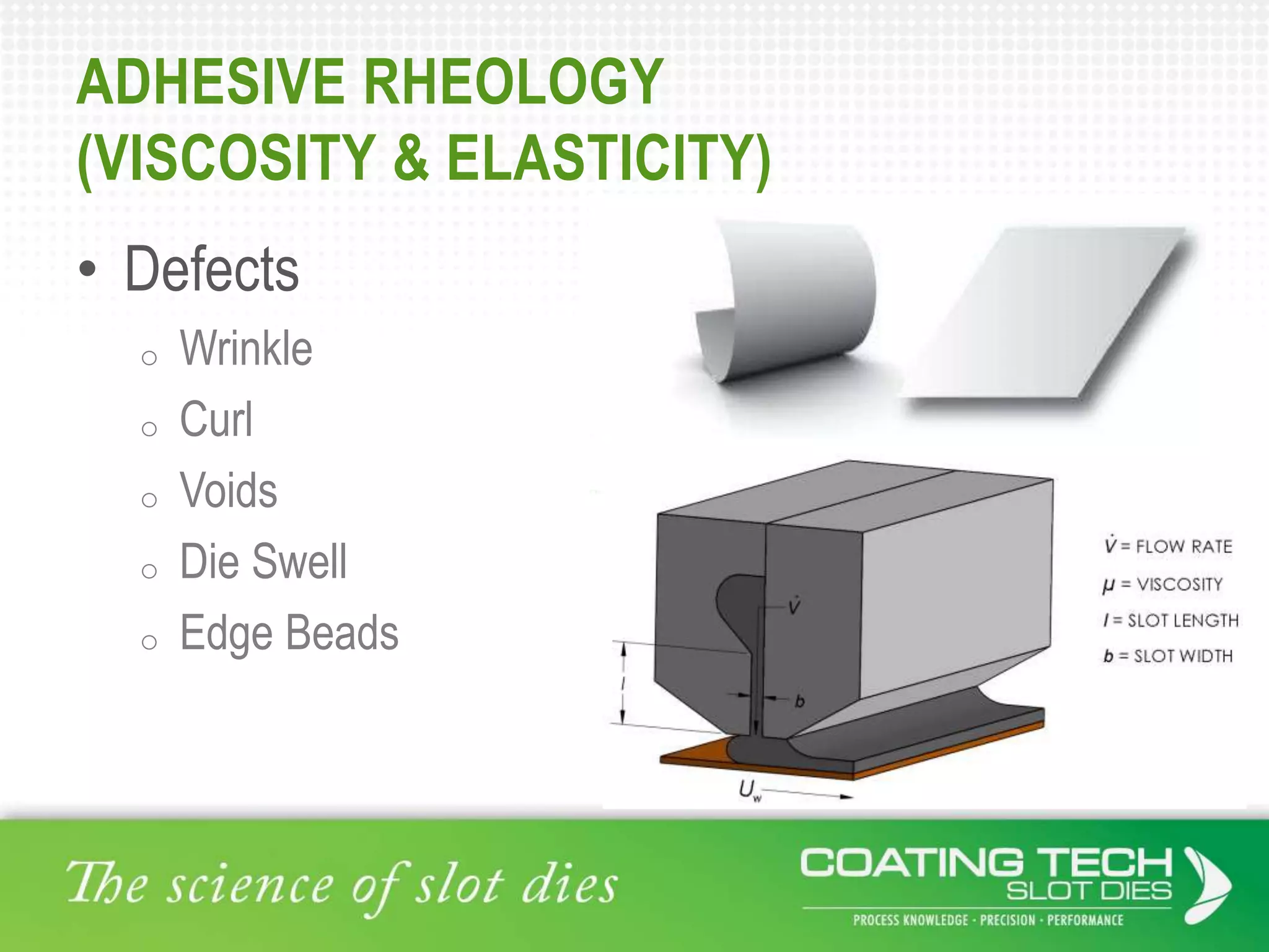 Advances in slot die coating technology for hot melt adhesives | PPTX