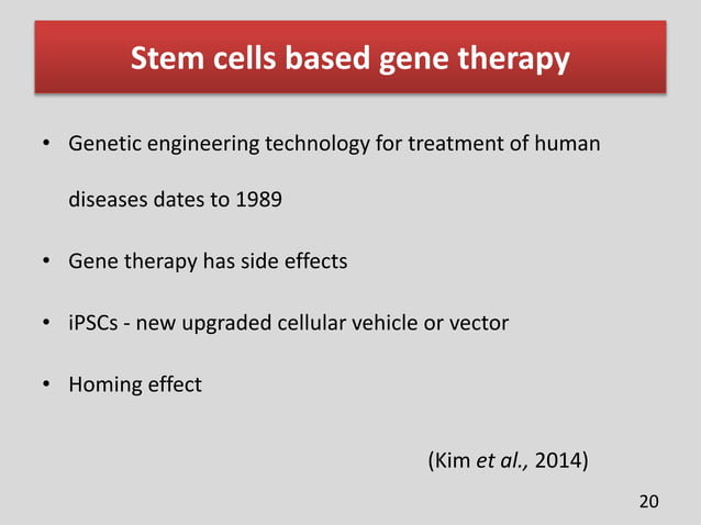 Advances in stem cell technology | PPT