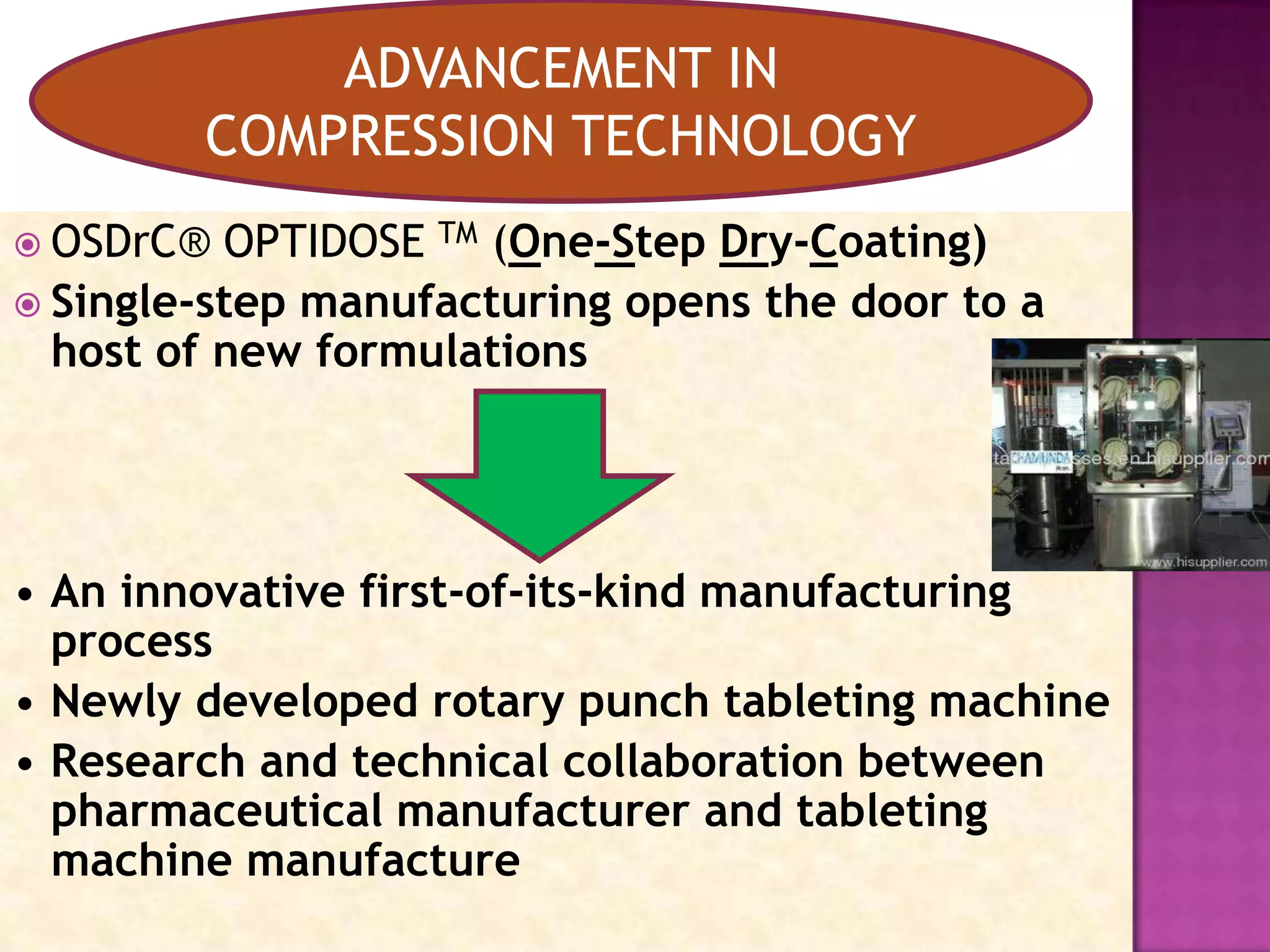 Advances in tableitng technology | PPTX
