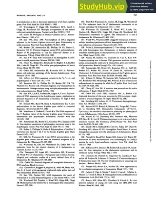 Advances In Thalassemia Research | PDF