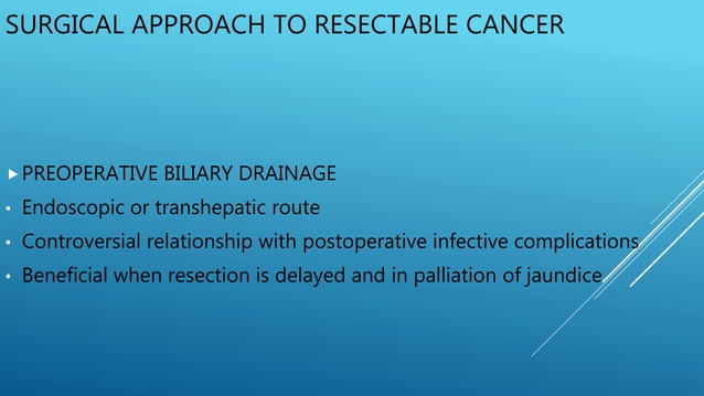 Advances in the management of pancreatic cancer | PPTX