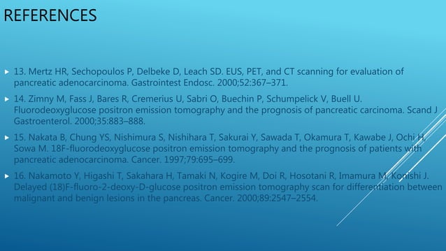 Advances in the management of pancreatic cancer | PPT
