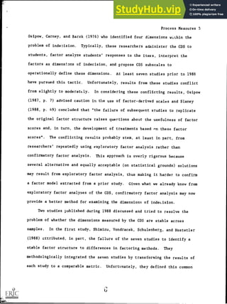 Advances In The Use Of Career Choice Process Measures | PDF