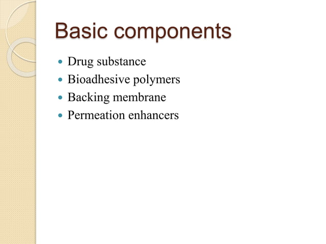 Advances in transmucosal drug delivery | PPTX