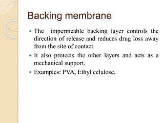Advances in transmucosal drug delivery | PPTX
