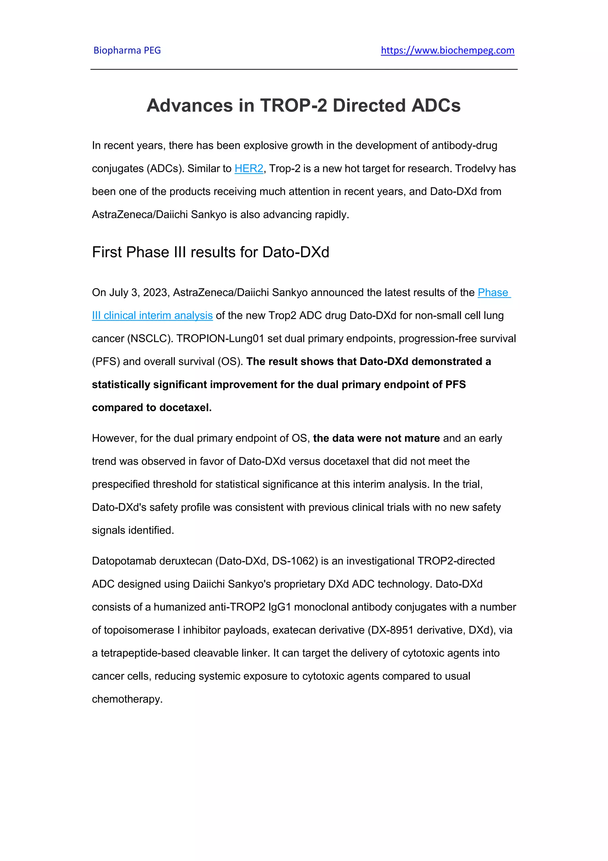 Advances in TROP-2 Directed ADCs.pdf
