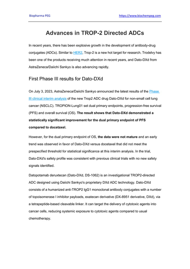 Advances in TROP-2 Directed ADCs.pdf