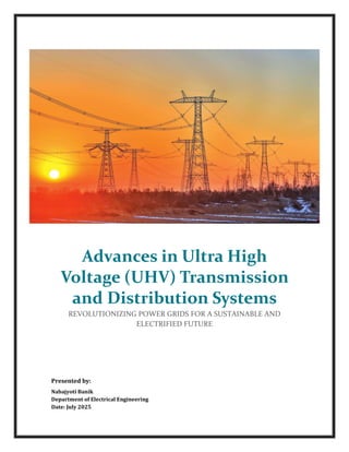 Advances in Ultra High Voltage (UHV) Transmission and Distribution ...