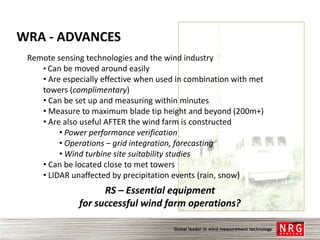Advances in Wind Assessment Technology: Industry Pursuit of Higher ...