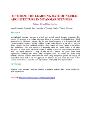 Advances of neural networks in 2020 | PDF