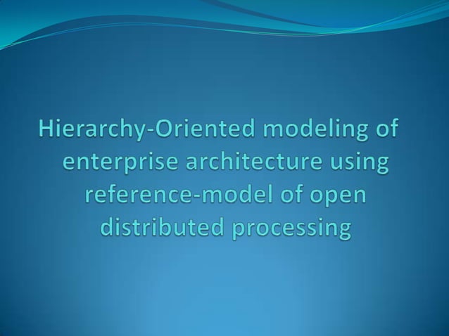 Advance software engineering rm odp | PPT