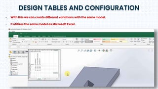 Solidworks Internship Report (advanced) | PPTX