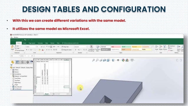 Solidworks Internship Report (advanced) | PPTX | Technology & Computing