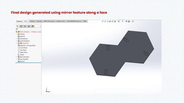 Solidworks Internship Report (advanced) | PPTX | Technology & Computing