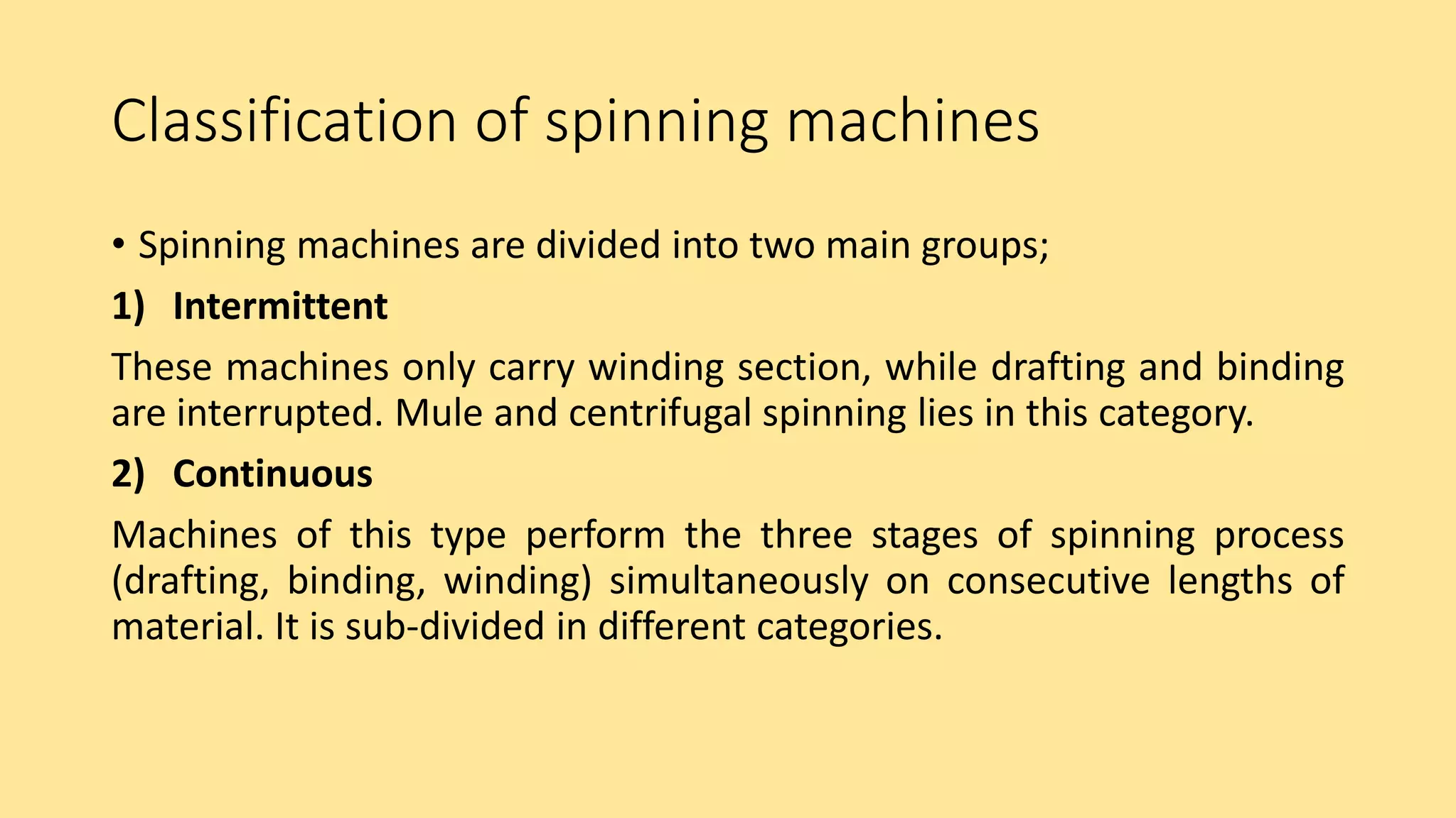 Advance spinning techniques | PPTX