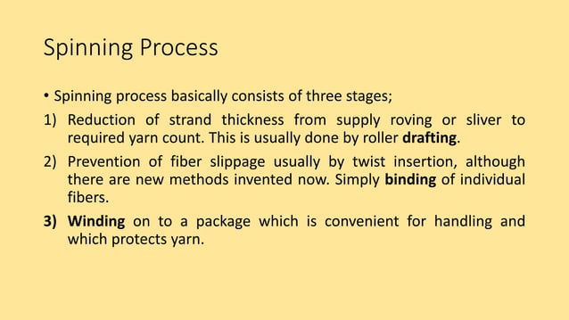 Advance spinning techniques | PPTX