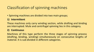 Advance spinning techniques | PPTX