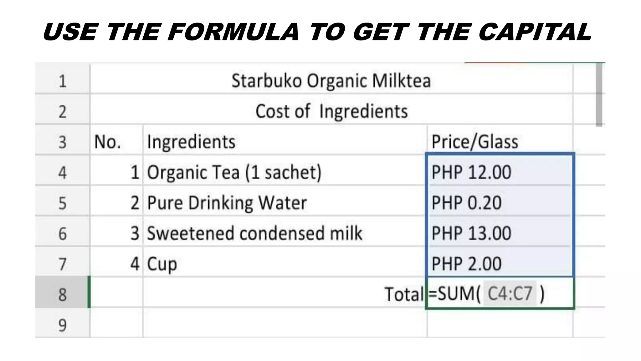 Advance Spreadsheet Skills Pdf
