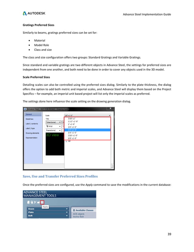 Advance steel implementation_guide | PDF | Databases | Computer Software and Applications