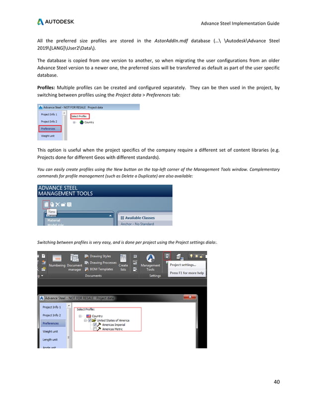 Advance steel implementation_guide | PDF | Databases | Computer Software and Applications