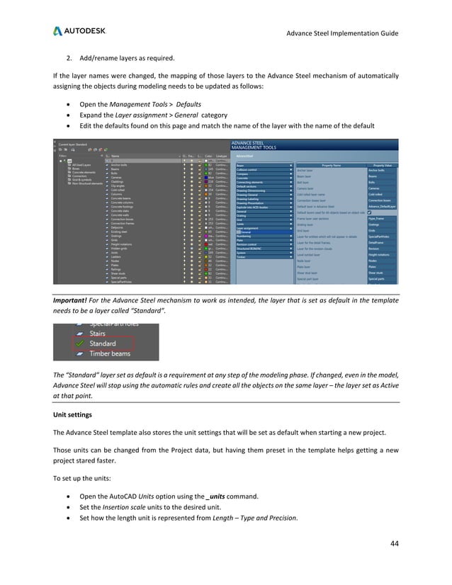 Advance steel implementation_guide | PDF | Databases | Computer Software and Applications