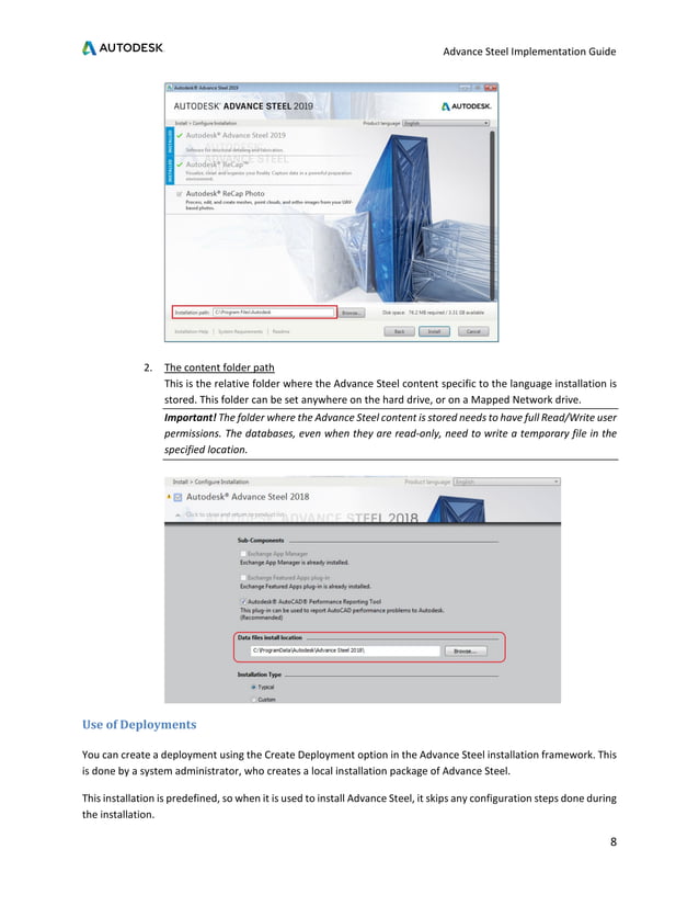 Advance steel implementation_guide | PDF | Databases | Computer Software and Applications