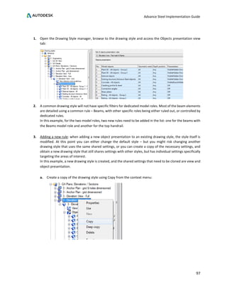 Advance steel implementation_guide | PDF