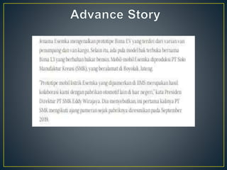 Advance Story, Menulis review, dan Menulis -Kelompok.pptx