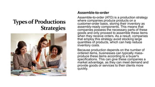 Advance Strategies in production management.pptx