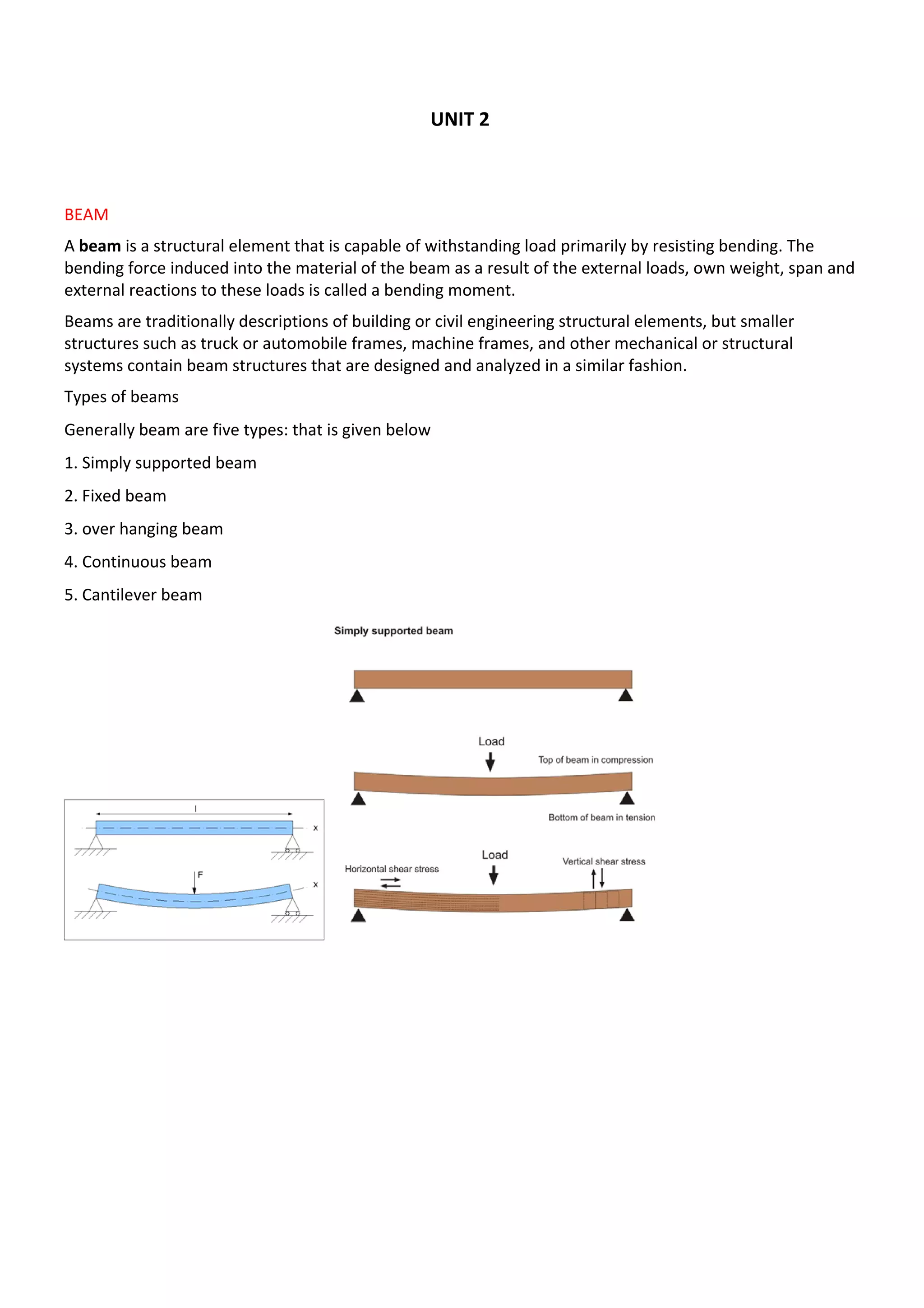 Advance structure system Notes 2 | PDF