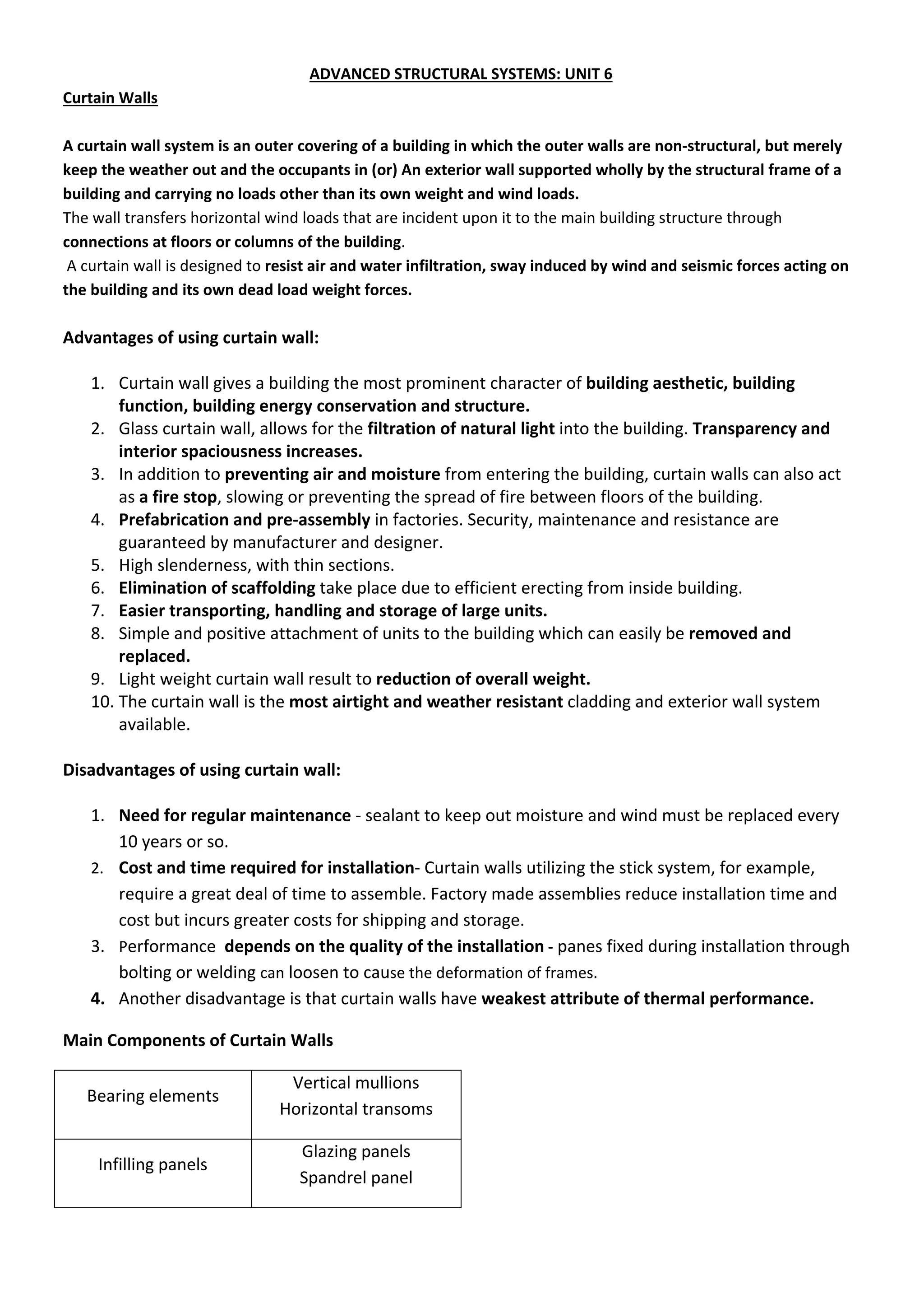 Advance structure system Notes 2 | PDF