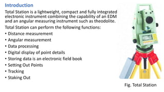 Advance surveying equipments | PPTX