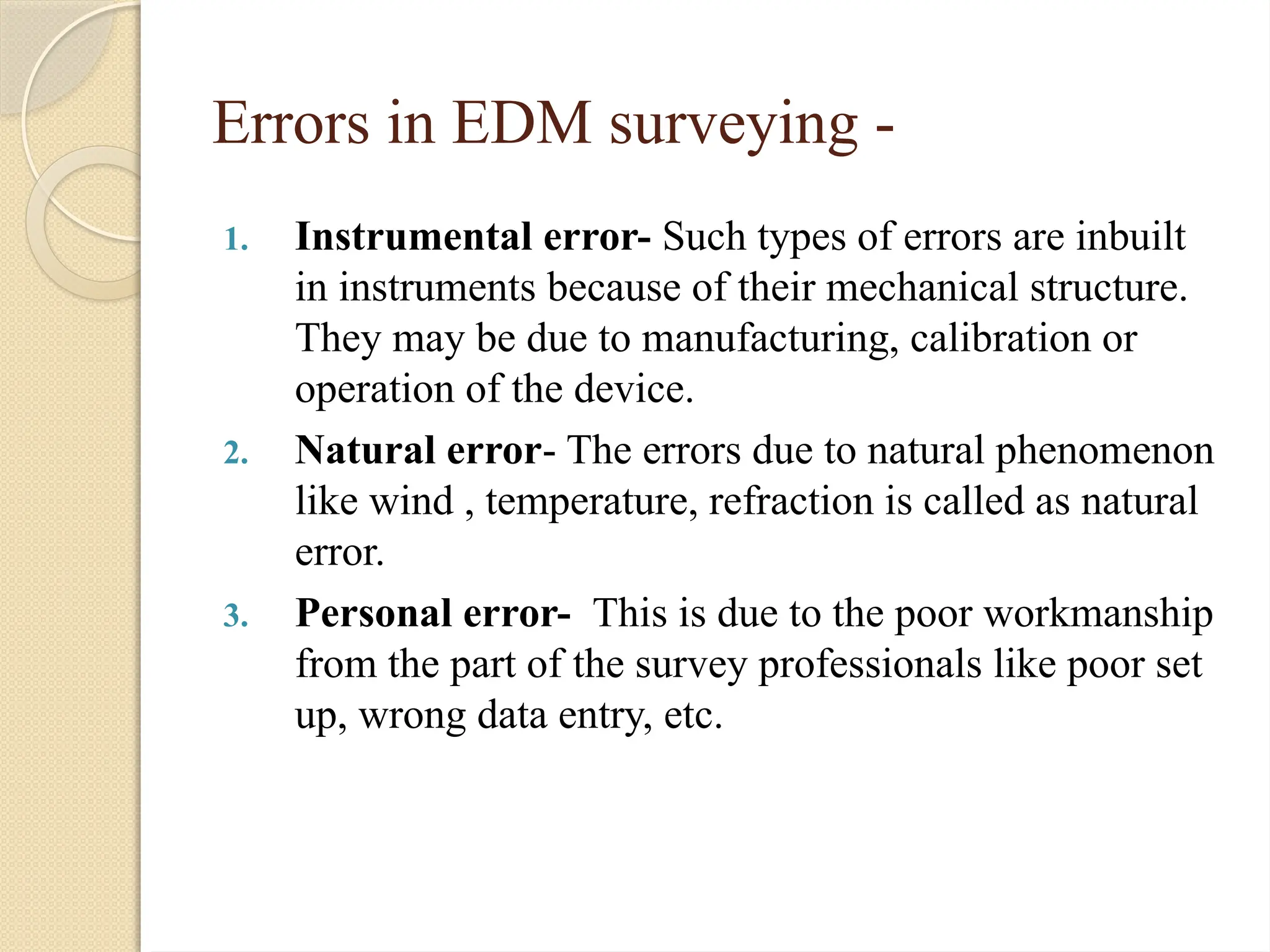 advance surveying instruments - EDM.pptx