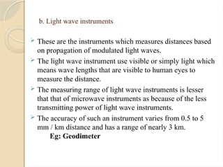 advance surveying instruments - EDM.pptx