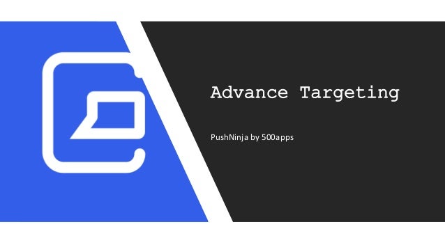 Advance targeting | PPT