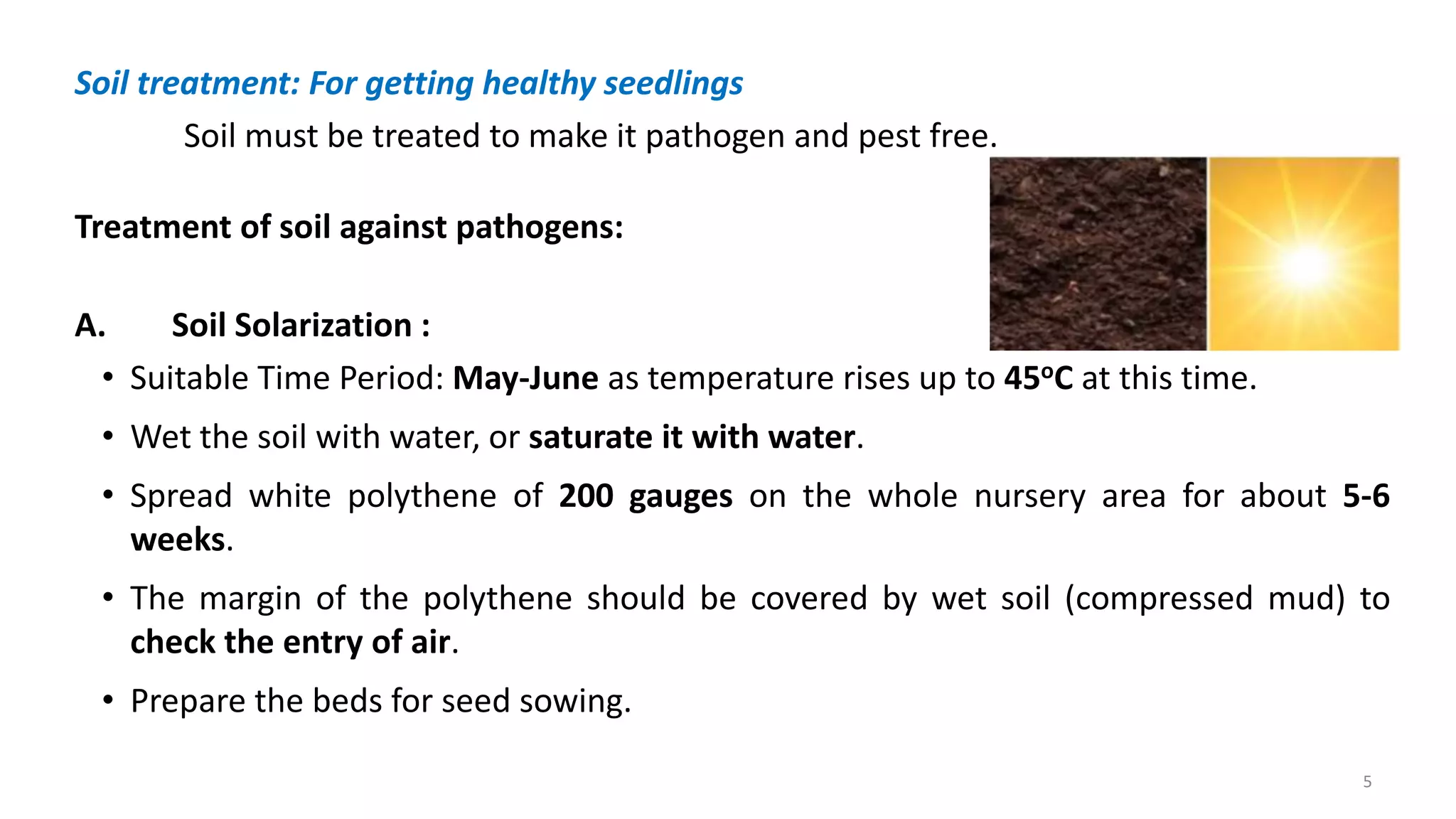 Advance techniques of vegetable seedling production and nursery | PPTX