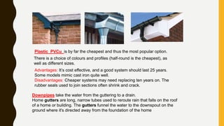 Advance technologies in foundation & roof finishes | PPTX