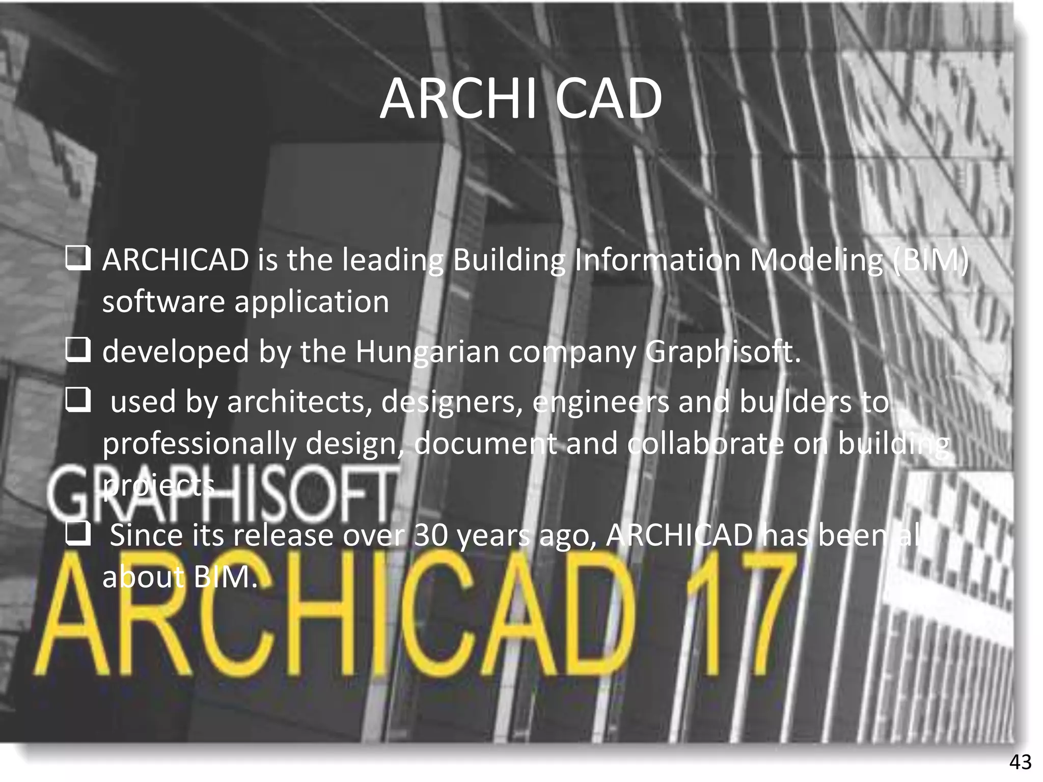 SOFTWARES IN CIVIL ENGINEERING | PPTX