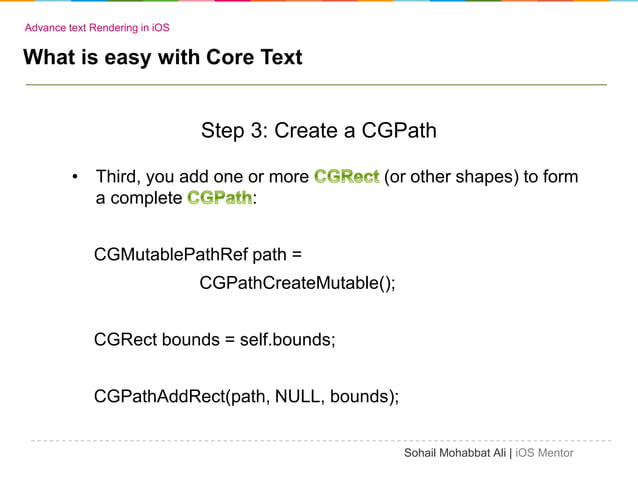Advance text rendering in i os | PDF | Desktop Publishing | Computer Software and Applications