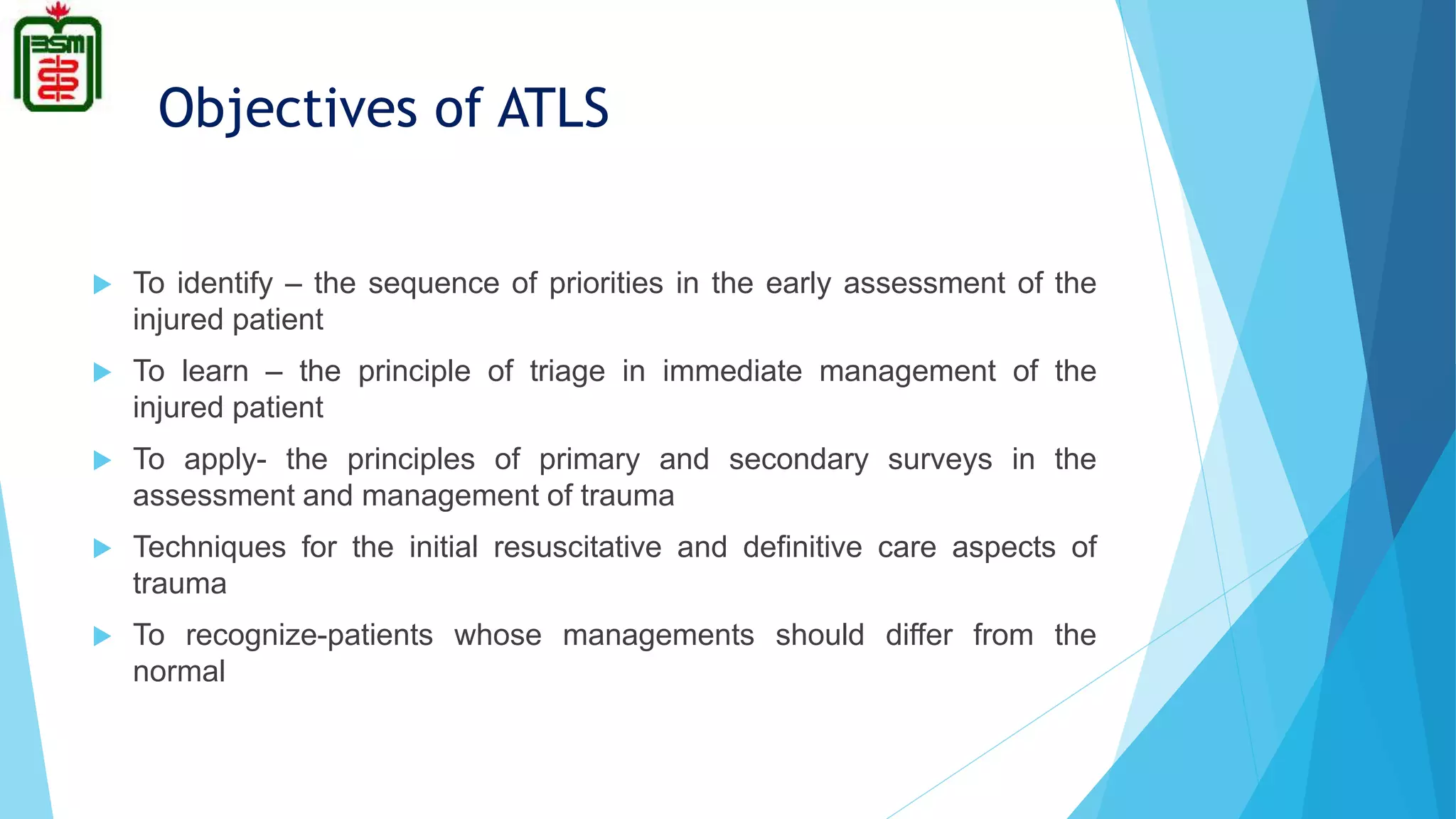 Advance trauma life support | PPTX