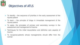 Advance trauma life support | PPTX