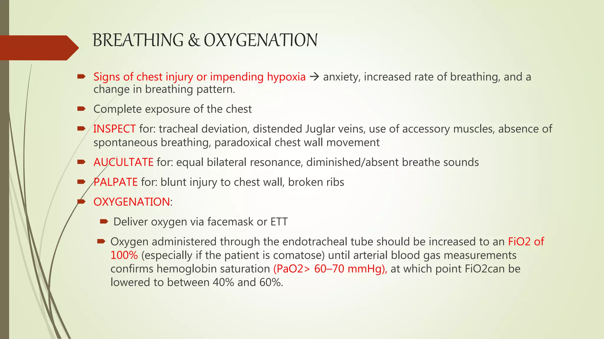 Advance trauma life support (atls) | PPTX