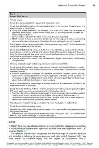 Advance trauma life support uptodate 2019 | PDF
