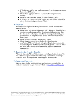 AdvanceTutors-Tutor Job Description | DOCX