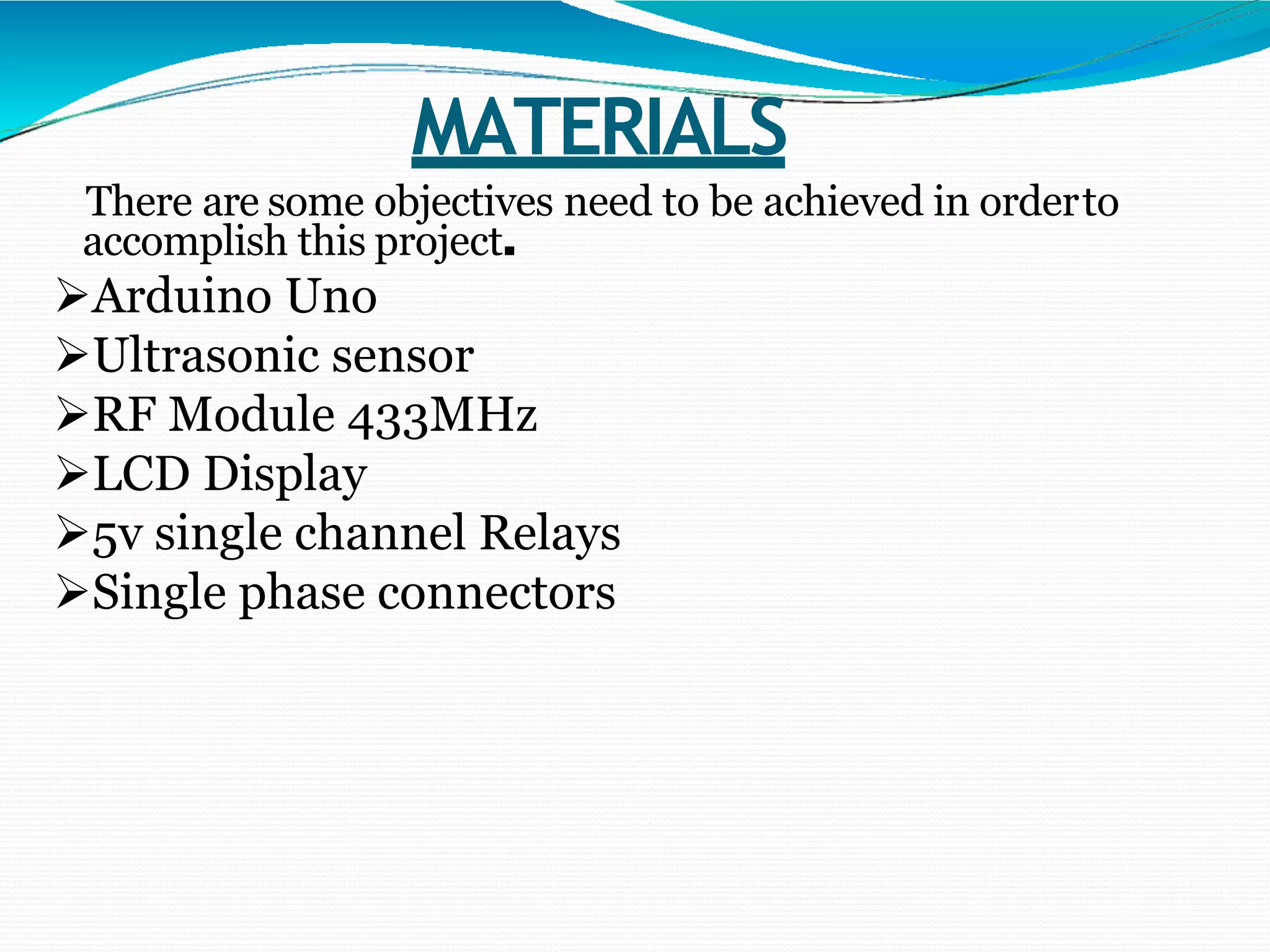 Advance Water Level Sensing And Automation Ppt